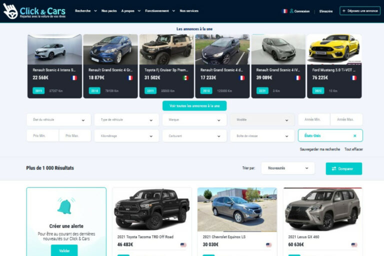 Click&Cars lance en France sa plateforme d'import de VO - Journal Auto
