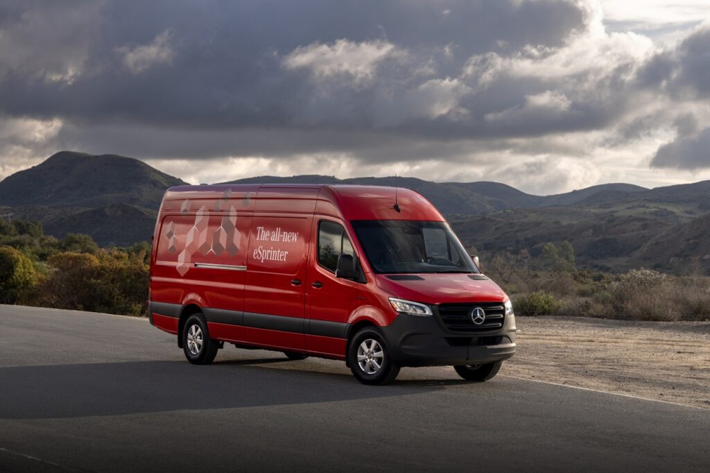 Gros changement de registre pour le Mercedes-Benz eSprinter